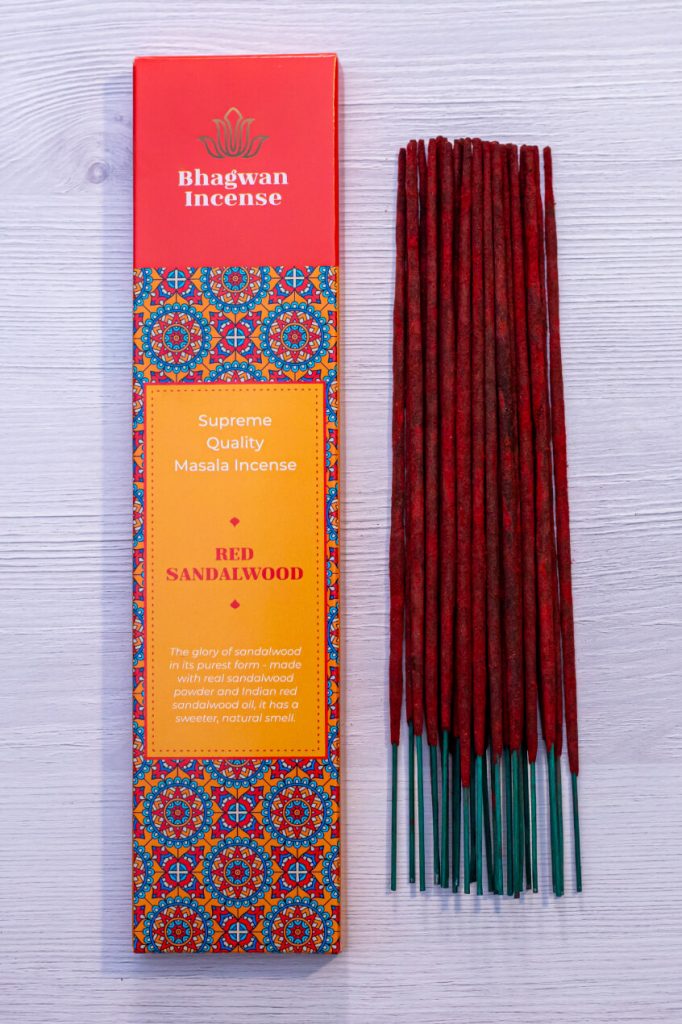 Premium Red Sandalwood Incense Sticks | Fragrant Natural Mysore Sandal